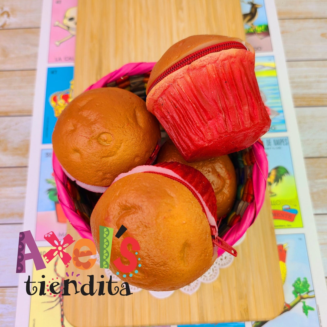 Pan Dulce Plastic Coin Purse Keychain Monedero De Pan Dulce - Etsy