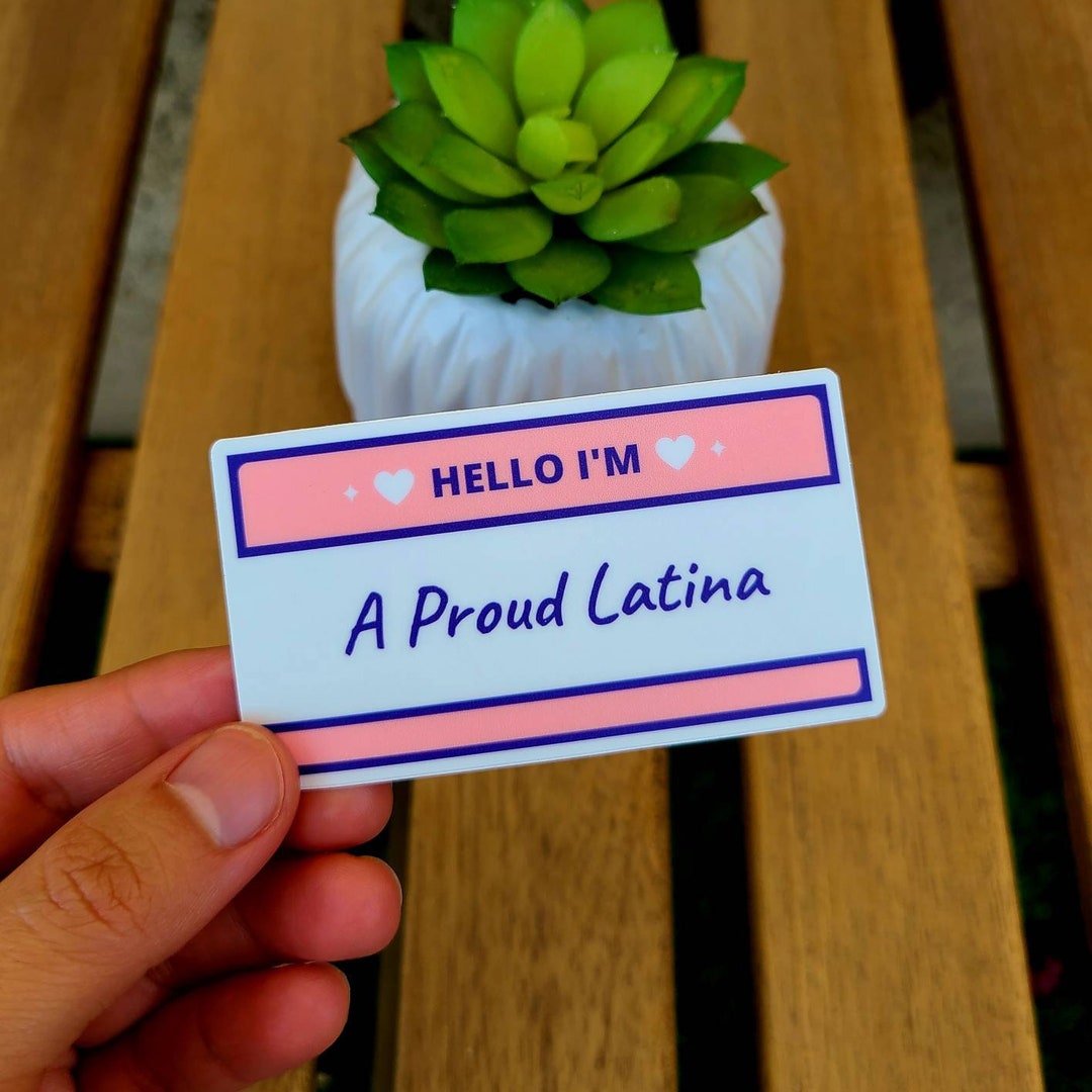 Proud Latina Sticker - Spanish Stickers - Water Bottle Decal - Laptop ...