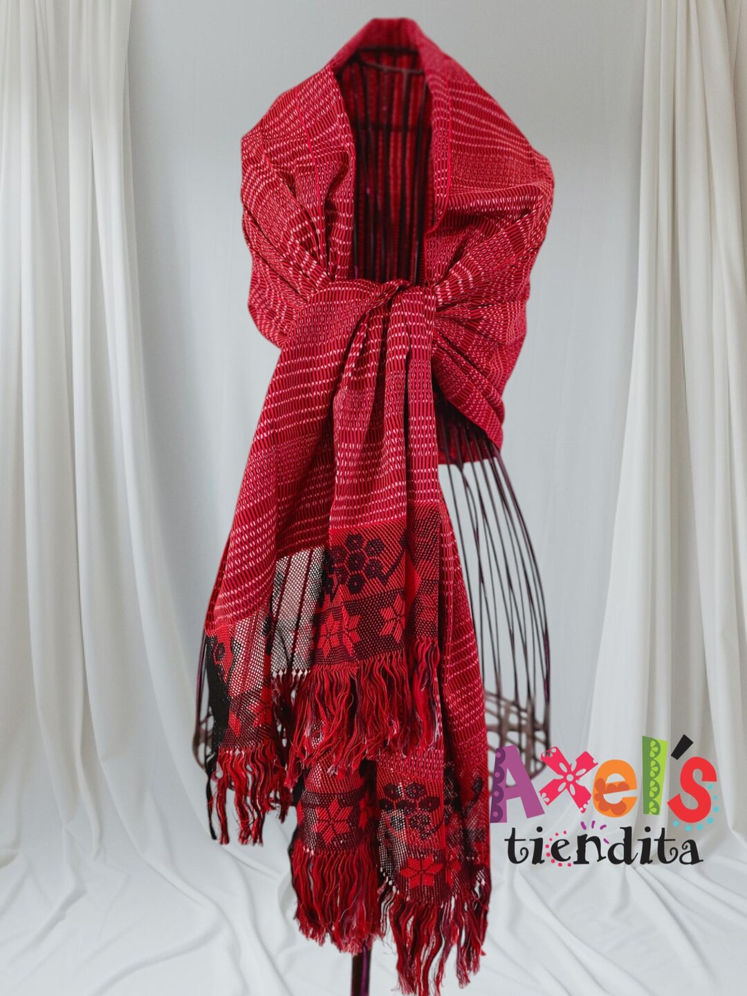 Ahutentic Mexican Rebozo - Handmade Rebozo - Waist Loom Mexican Rebozo ...