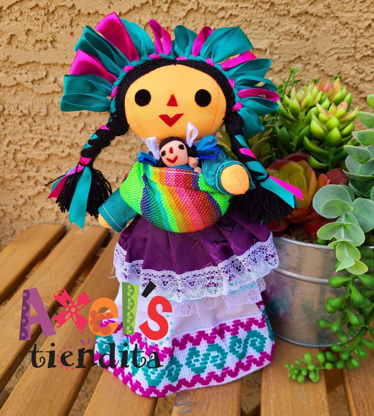Lele Doll Muñeca Lele Muñeca Mexicana Muñeca Otomi - Etsy