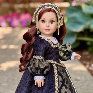 Catherine of Aragon Digital PDF Sewing Pattern Fits 18 Dolls Doll Tudor ...