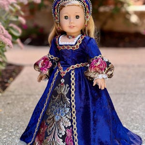 Catherine of Aragon - Digital PDF Sewing Pattern Fits 18" Dolls - Doll ...