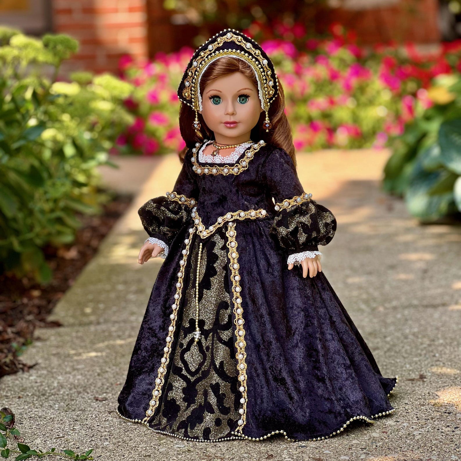 Catherine of Aragon - Digital PDF Sewing Pattern Fits 18" Dolls - Doll ...