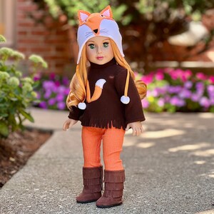 Foxy - Clothes Fits 18 Inch Doll - 4 Piece Doll Outfit - Hat, Blouse ...