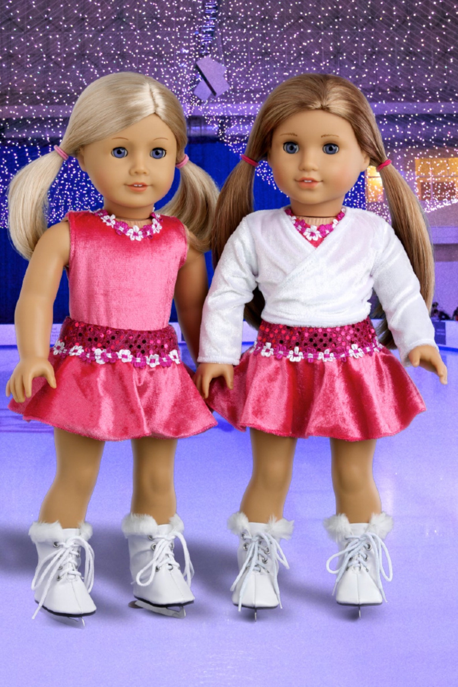 Ice Skating Girl Doll Clothes for 18 inch Doll 2 in 1 Set | Etsy