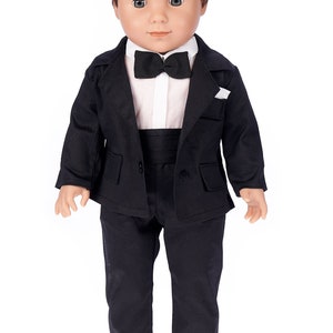 Tuxedo - 5 Piece Tuxedo Set for 18 Inch Dolls - Jacket, Pants, Belt ...