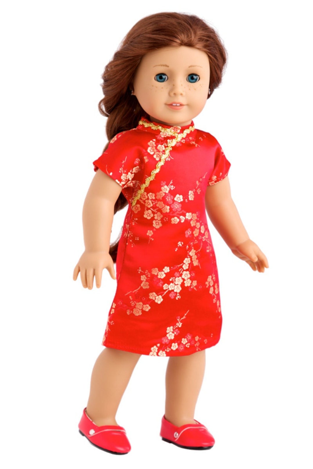 Asian Beauty Clothes for 18 Inch Doll Asian Red and Gold - Etsy