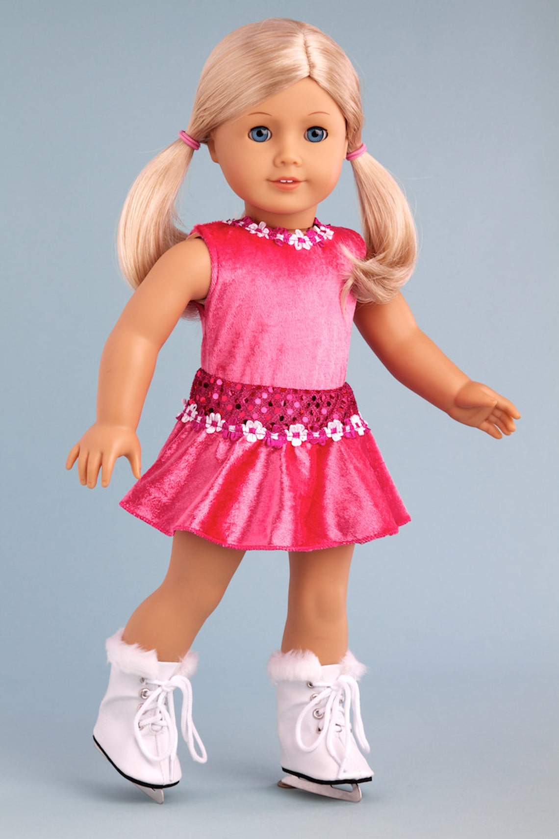 Ice Skating Girl Doll Clothes for 18 inch Doll 2 in 1 Set | Etsy