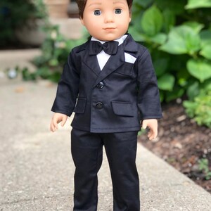 Tuxedo - 5 Piece Tuxedo Set for 18 Inch Dolls - Jacket, Pants, Belt ...