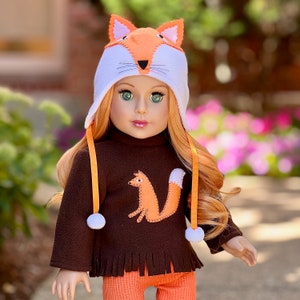 Foxy - Clothes Fits 18 Inch Doll - 4 Piece Doll Outfit - Hat, Blouse ...