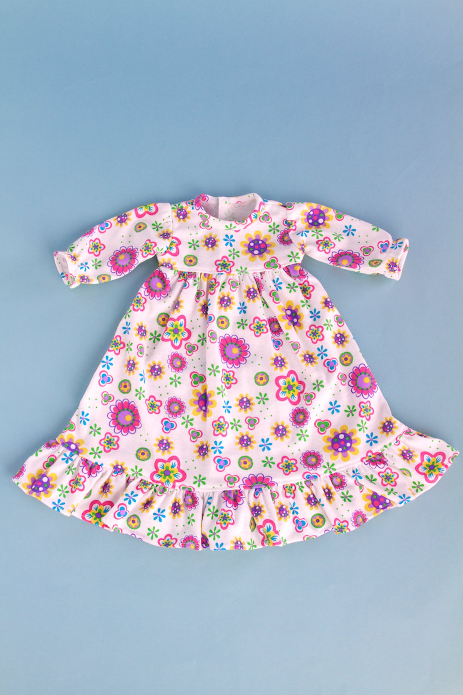Good Night - Doll Clothes for 18 Inch - Cotton Nightgown - Etsy