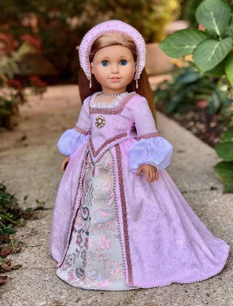 Catherine of Aragon - Digital PDF Sewing Pattern Fits 18" Dolls - Doll ...