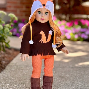 Foxy - Clothes Fits 18 Inch Doll - 4 Piece Doll Outfit - Hat, Blouse ...