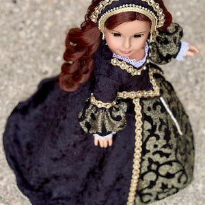 Catherine of Aragon Digital PDF Sewing Pattern Fits 18 Dolls Doll Tudor ...
