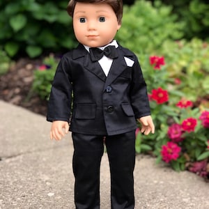 Tuxedo - 5 Piece Tuxedo Set for 18 Inch Dolls - Jacket, Pants, Belt ...