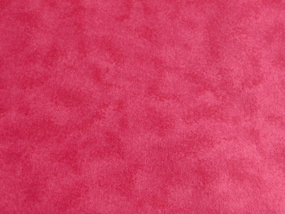 Hot Pink Tonal Cotton Flannel - Fabric is Sold by the Half Yard, One ...