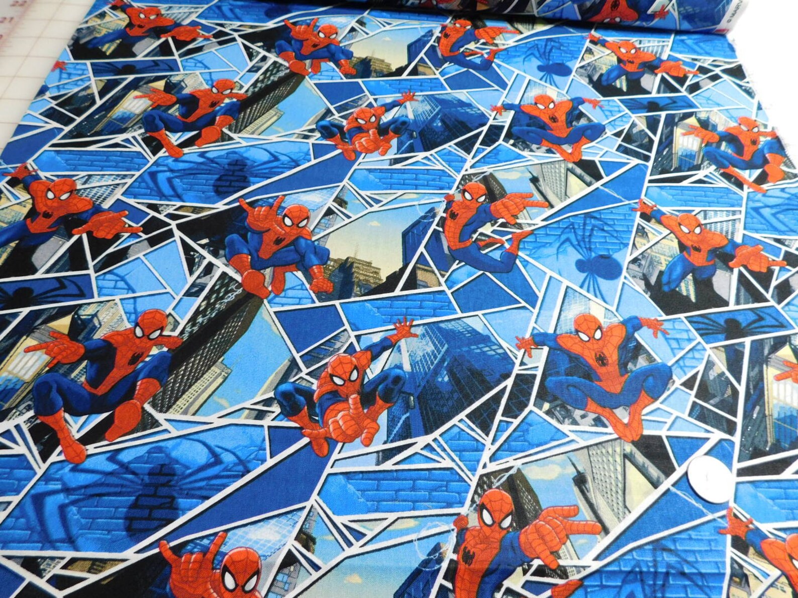Marvel-spiderman Panes by Spring Creative Llc-fabric One - Etsy