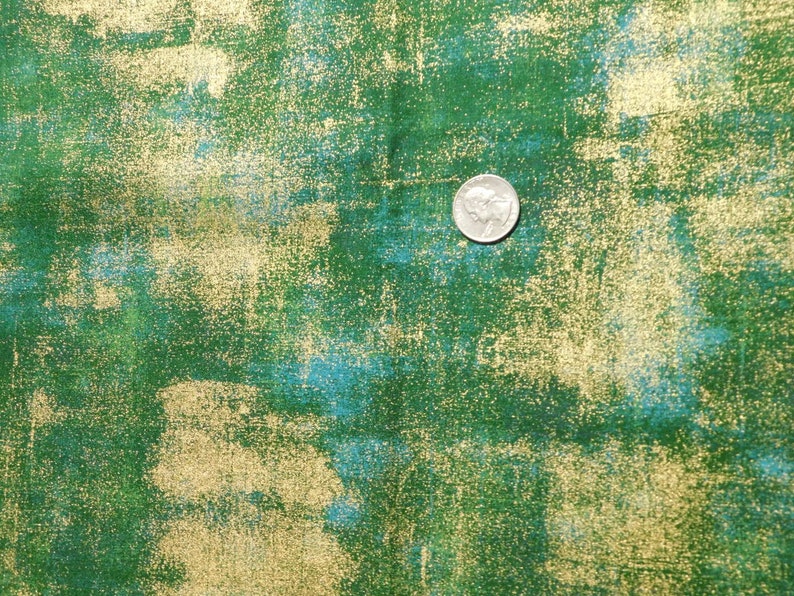 Moda Grunge-basic Grey-evergreen/gold-fabric is Sold by the | Etsy