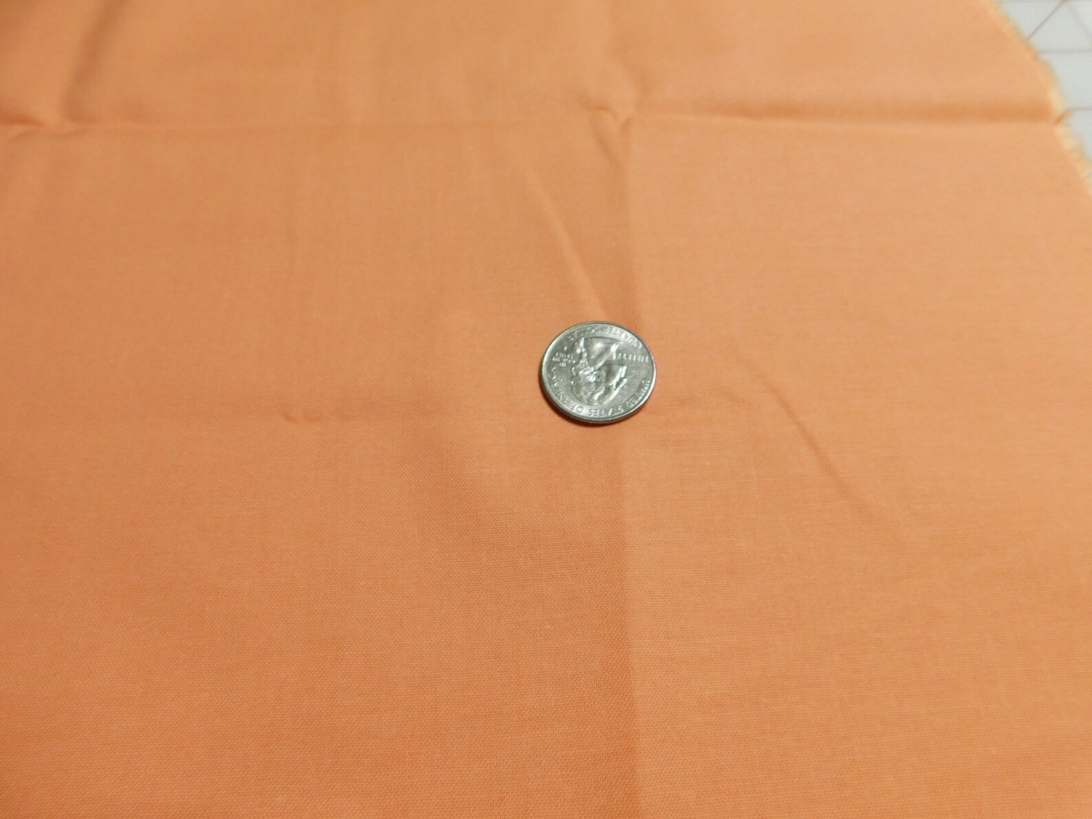 Coral Calico Solid One continuous cut Priced Per 1/2 Yard | Etsy