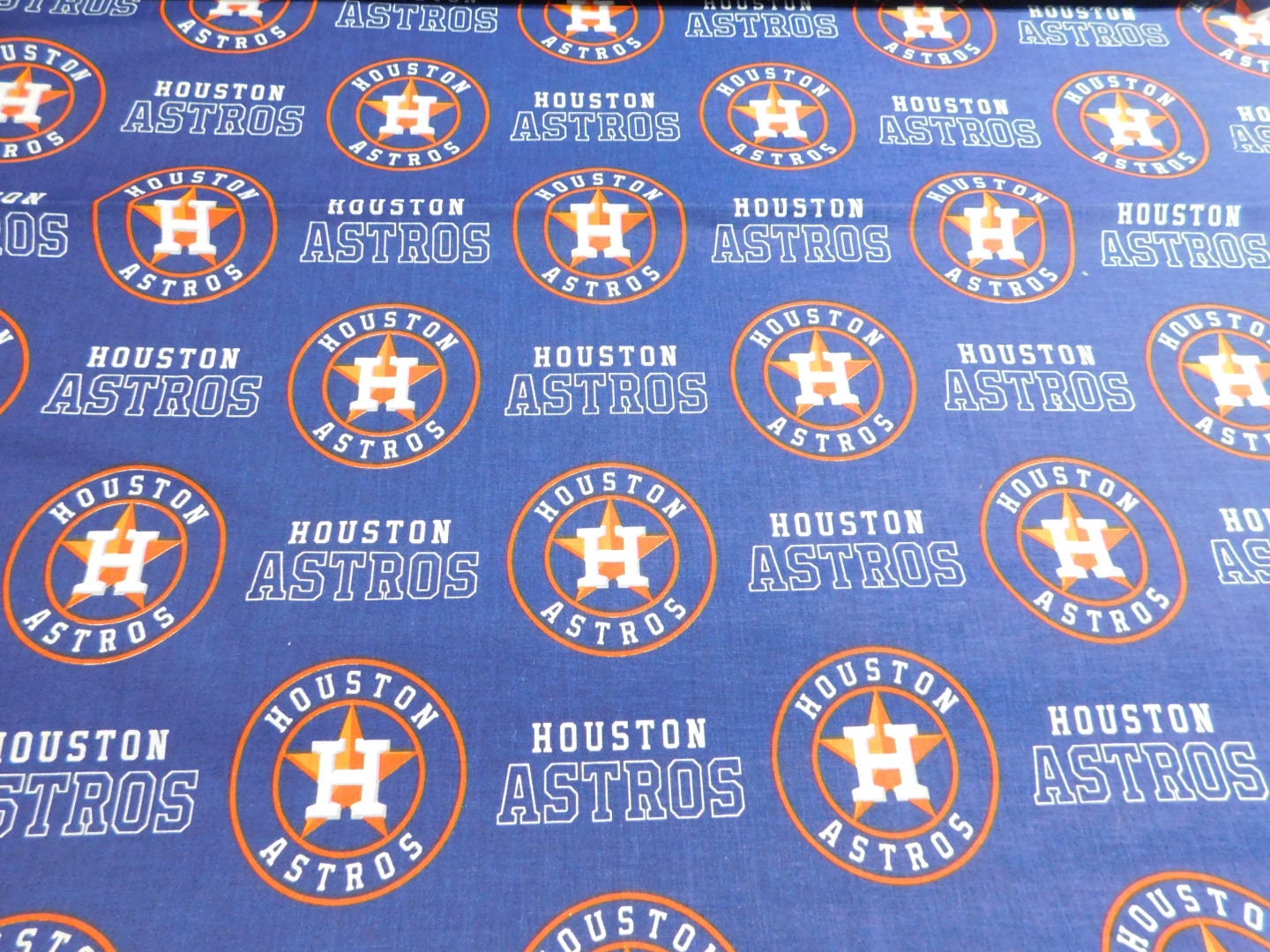 MLB Licensed Houston Astros Cotton 58 Wide-fabric is - Etsy UK