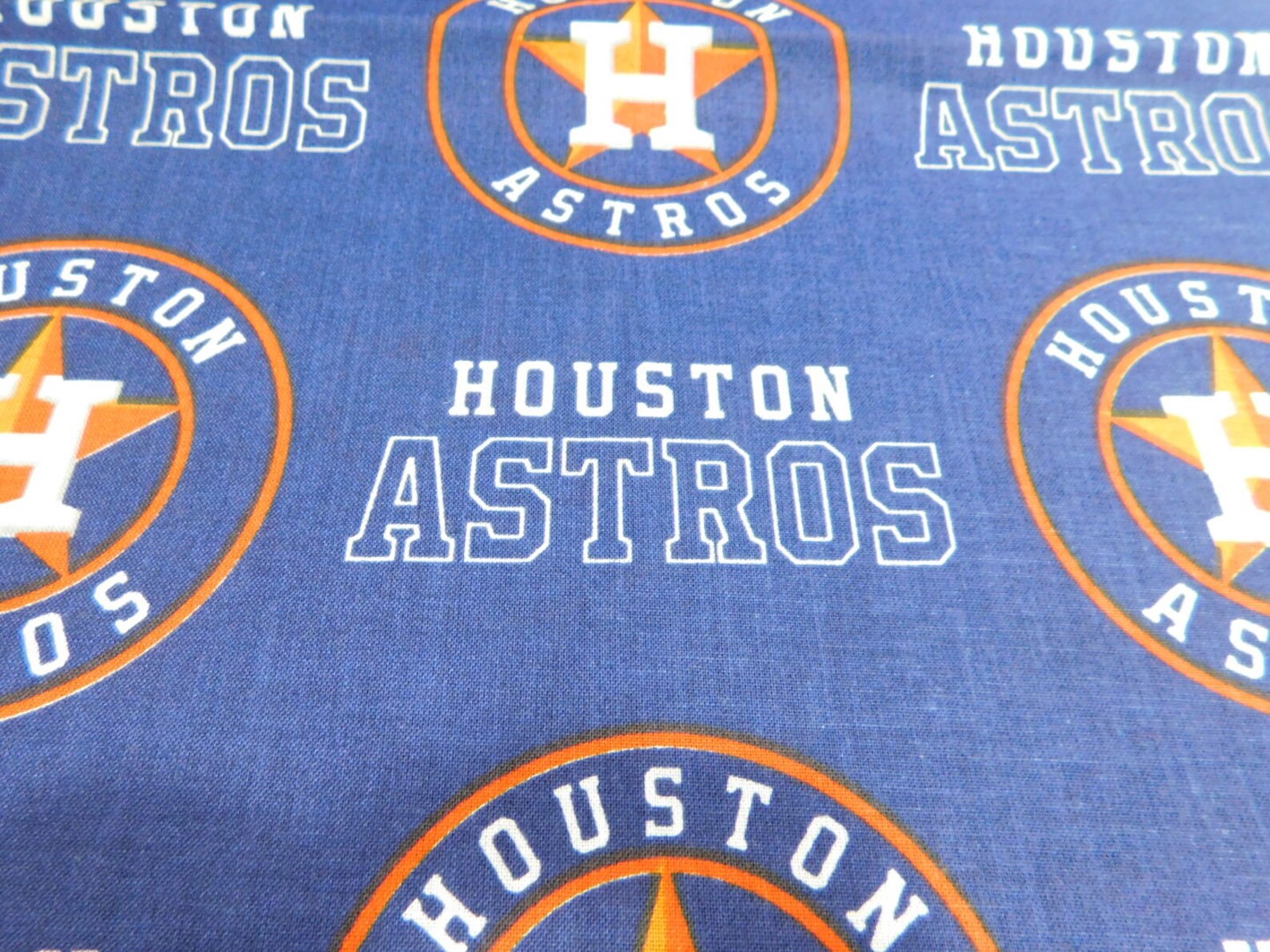 MLB Licensed Houston Astros Cotton 58 Wide-fabric is - Etsy UK