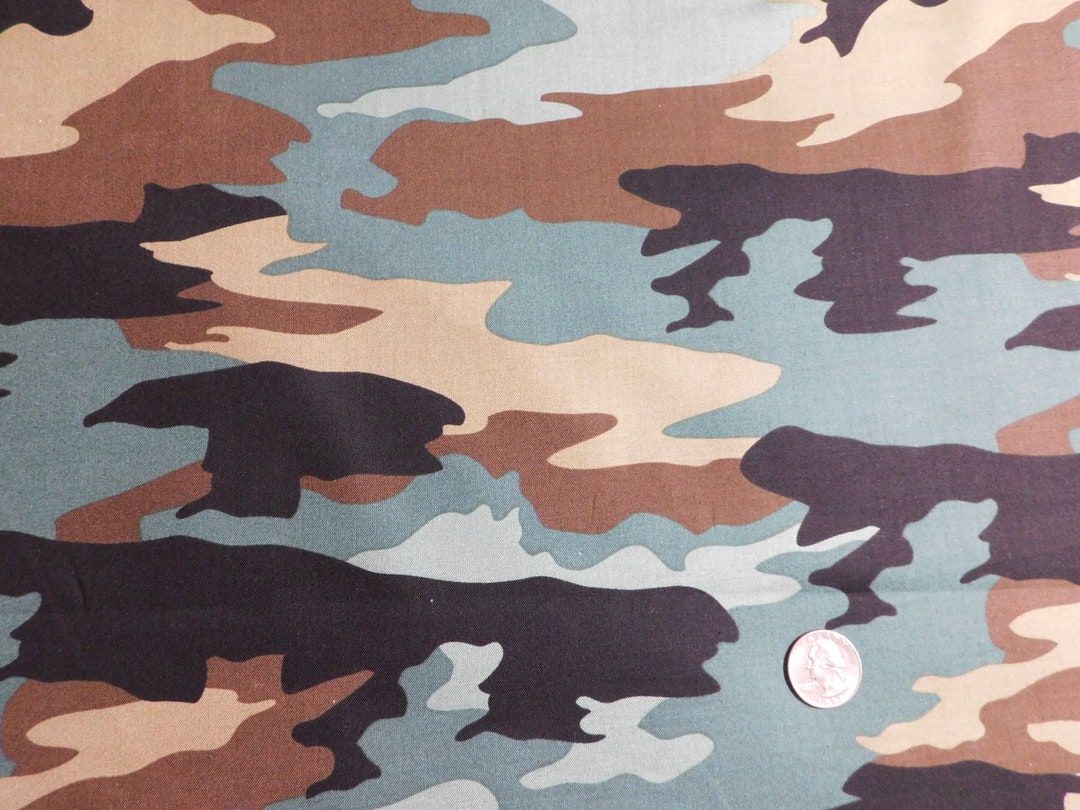 Cotton Camo - Fabric Priced per 1/2 Yard One Continuous Cut - Etsy