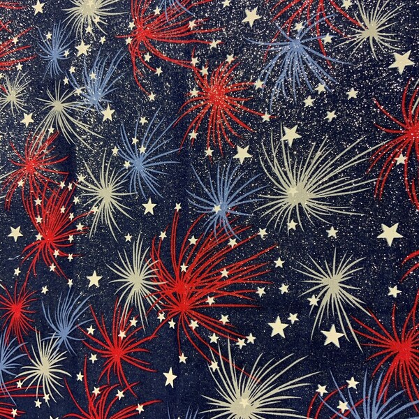 Fireworks Fabric - Etsy