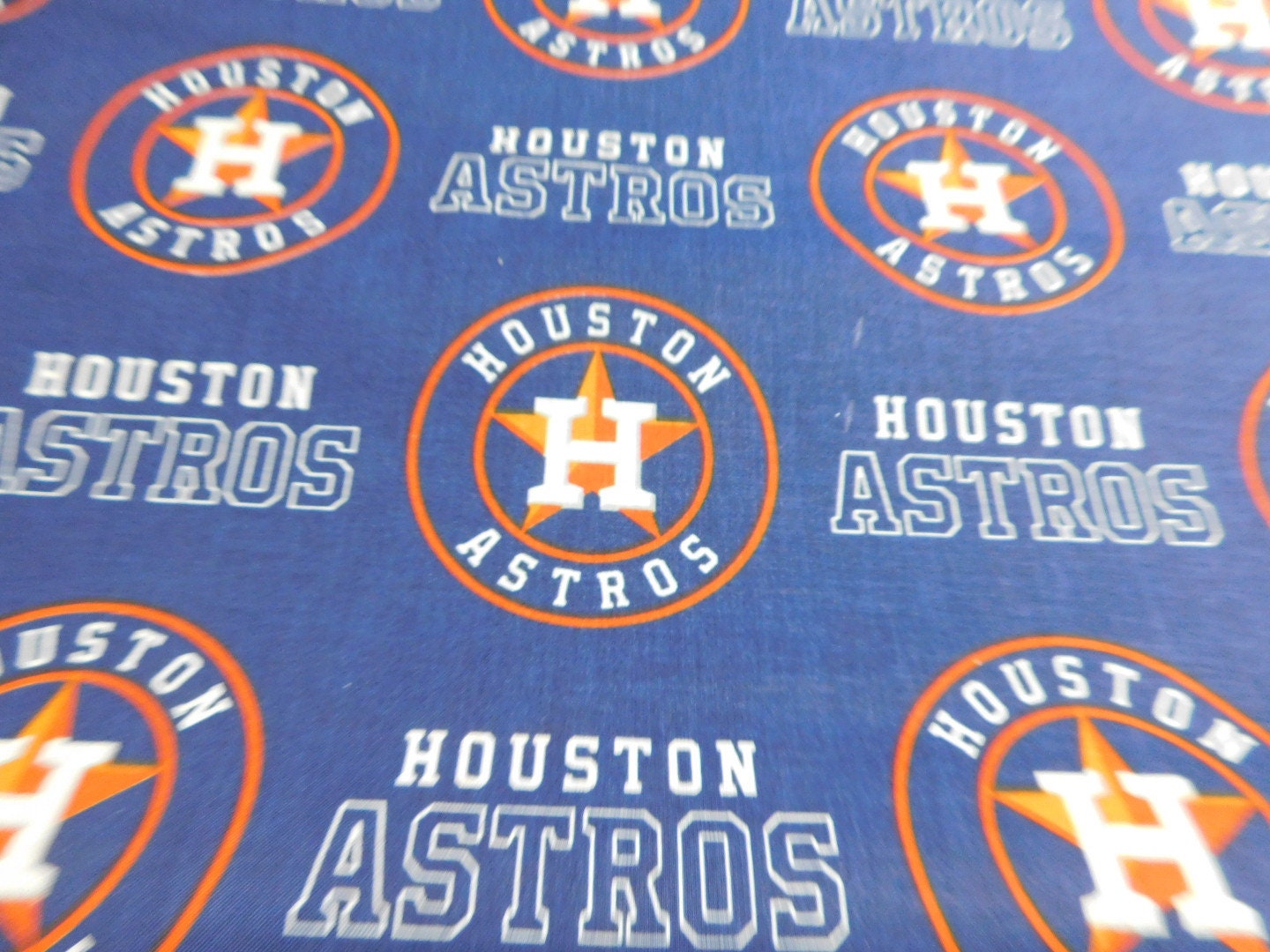 MLB Licensed Houston Astros Cotton 58 Wide-fabric is - Etsy UK