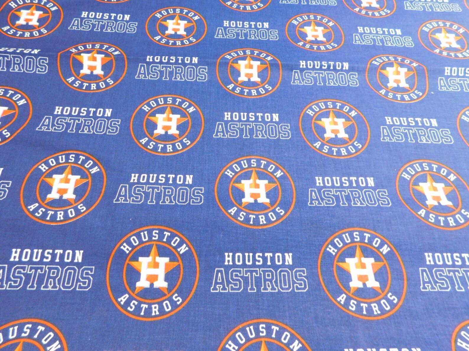 MLB Licensed Houston Astros Cotton 58 Wide-fabric is - Etsy UK
