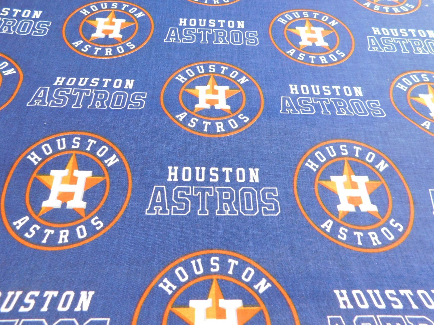 MLB Licensed Houston Astros Cotton 58 Wide-fabric is - Etsy UK