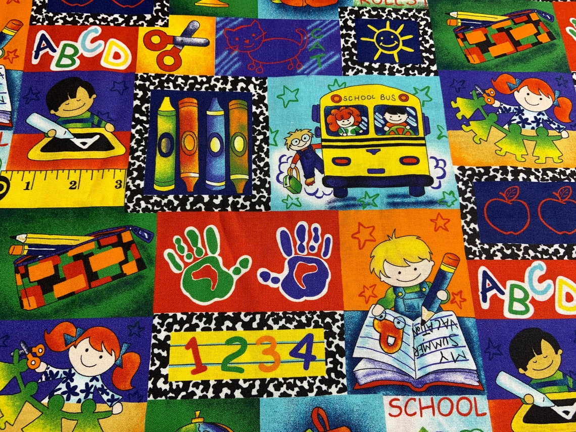 Spring Creative-Kinder Kids Patch One continuous cut 1/2 | Etsy