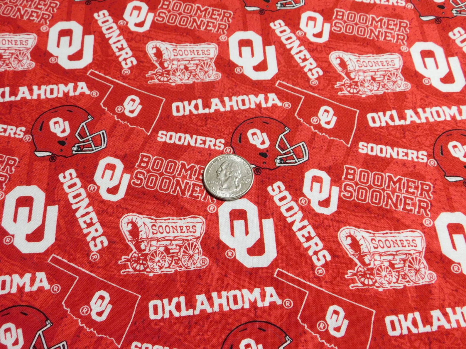 Team Shop-oklahoma Tone on Tone-college Cotton One | Etsy