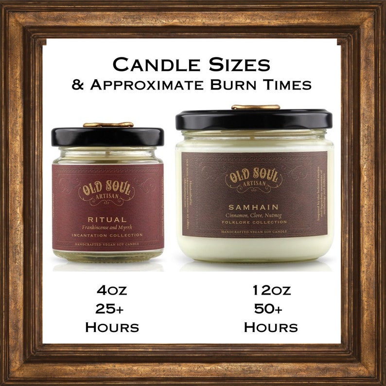 Book of Spells Soy Candle | Chocolate Sandalwood Black Tea Scented ...