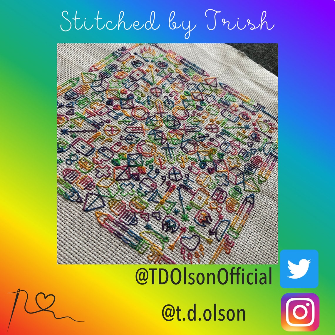 Dungeons and Dragons D&D Blackwork Pattern | Etsy