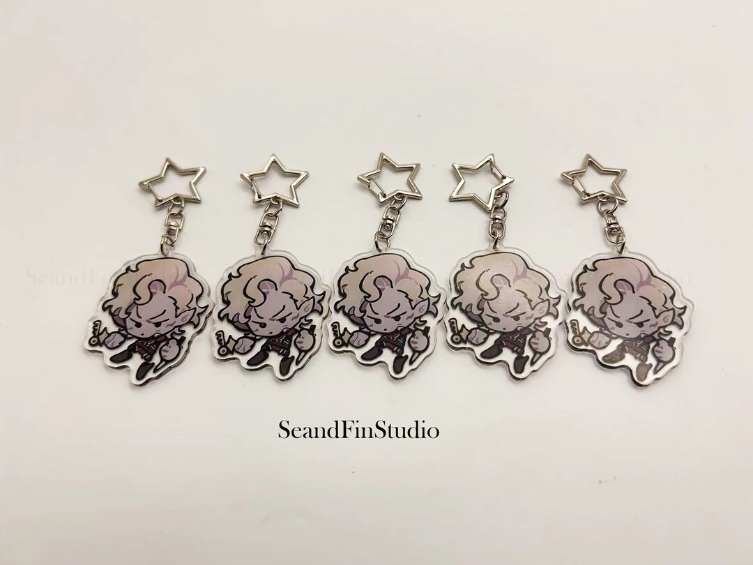 Preorder Baldur's Gate 3 Astarion Keychainacrylic - Etsy Australia