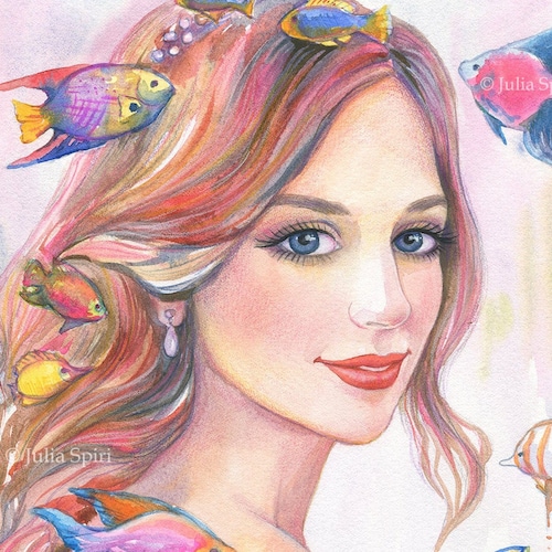 Coloring Page Digital Stamp Digi Girl Realistic Portrait - Etsy