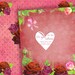 Love Digital Paper Pack Seamless Patterns Heart Flowers | Etsy