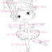 Digital Stamps Digi Stamp Scrapbooking printable Ballet | Etsy