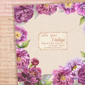 Old Digital Paper, Rustic, Notepad, Letters, Postage Stamp Note ...