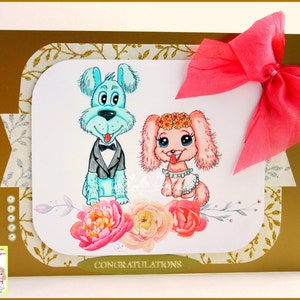 Digital Stamps, Digi Stamp, Wedding Stamp, Coloring, Dogs, Wedding ...