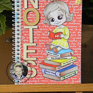 Back to School Coloring Page, Digital Stamp, Digi, Girl, School Child ...