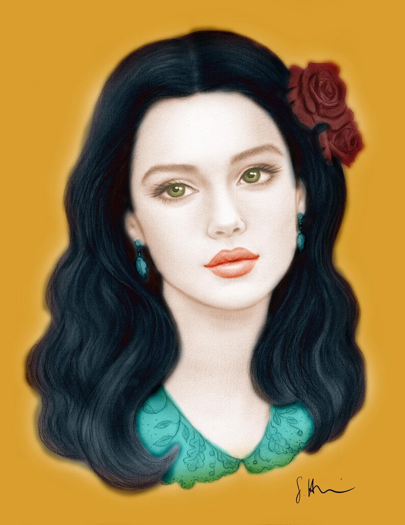 Coloring Page Digital Stamp Beautiful Digi Girl Realistic - Etsy