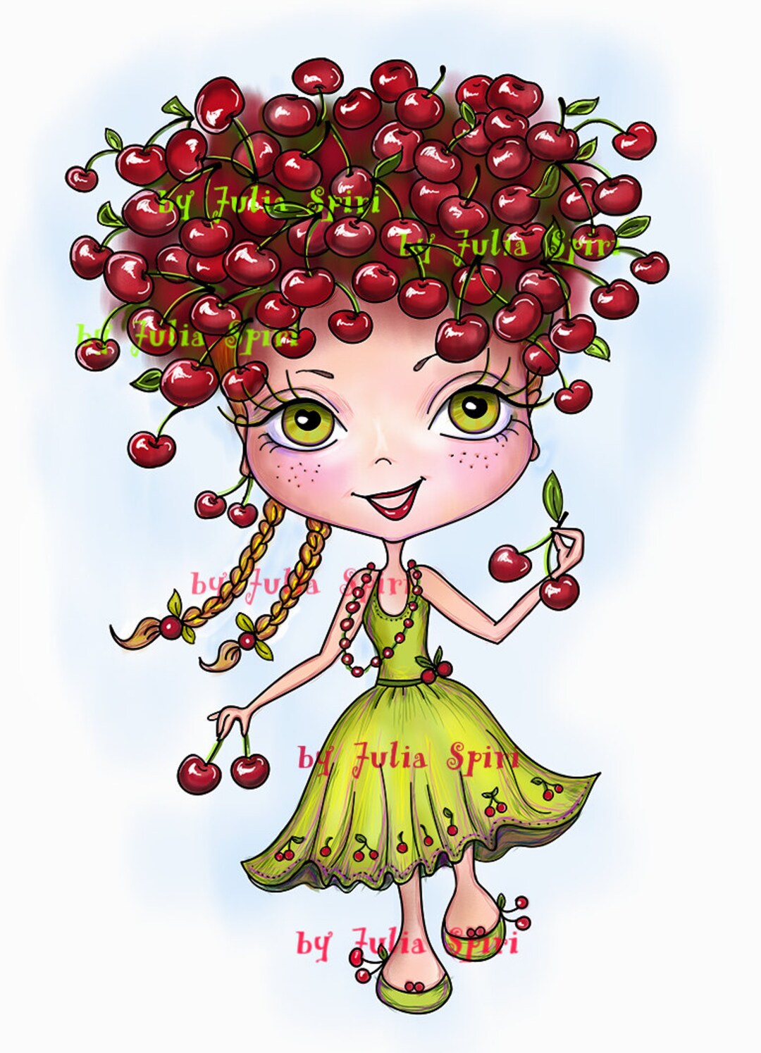 Digital Stamps, Digi Stamp, Coloring Pages, Digital Doll, Fruity ...