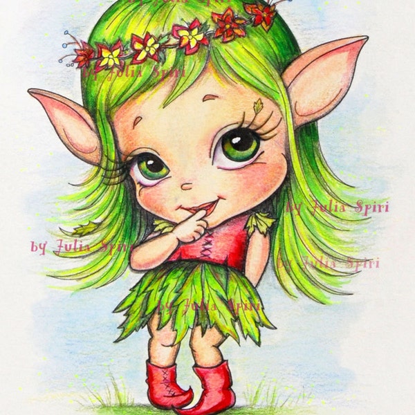 Girl Digi Stamp - Etsy