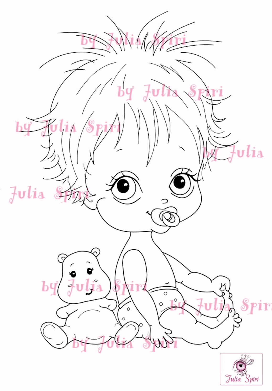 Digi Stamps, Scrapbooking Printable, Digital Stamp, Baby Stamps, Babies ...