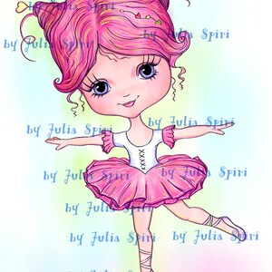 Digital Stamps Digi Stamp Scrapbooking Printable Ballet - Etsy