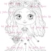 Digital Digi Stamps Girl Stamp Coloring Pages Clip Art - Etsy