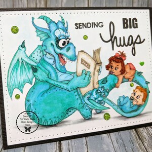 Coloring Page, Digital Stamp, Digi, Babies, Girl, Boy, Toddlers, Reader ...