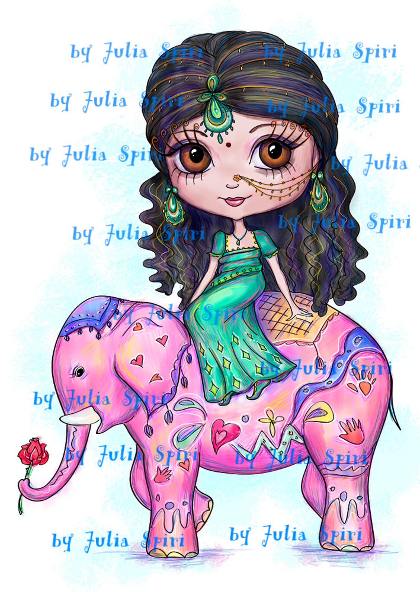 Digital Digi Stamps Scrapbooking Printable Girl Stamps - Etsy