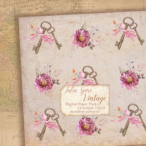 Old Digital Paper, Rustic, Notepad, Letters, Postage Stamp Note ...